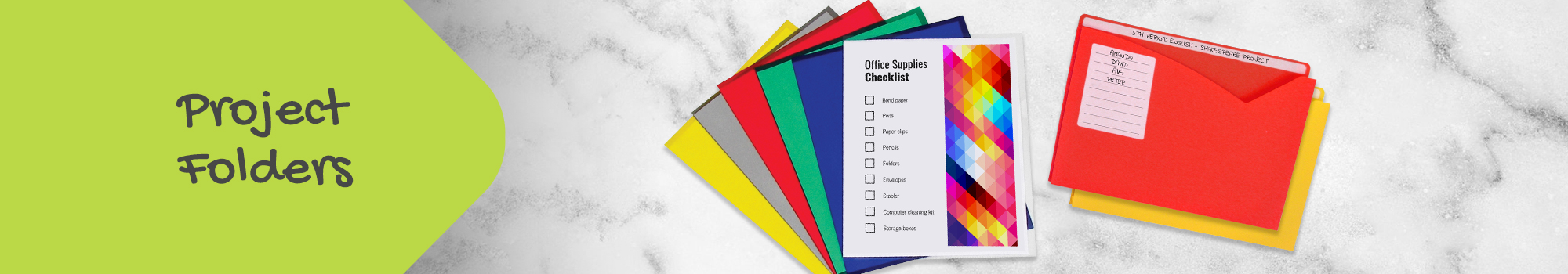 Project Folders - Filing & Folders - Office Supplies